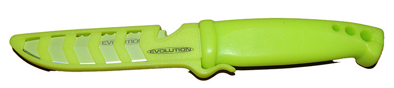 4" Bait Knife Chartreuse - Evolution Tackle