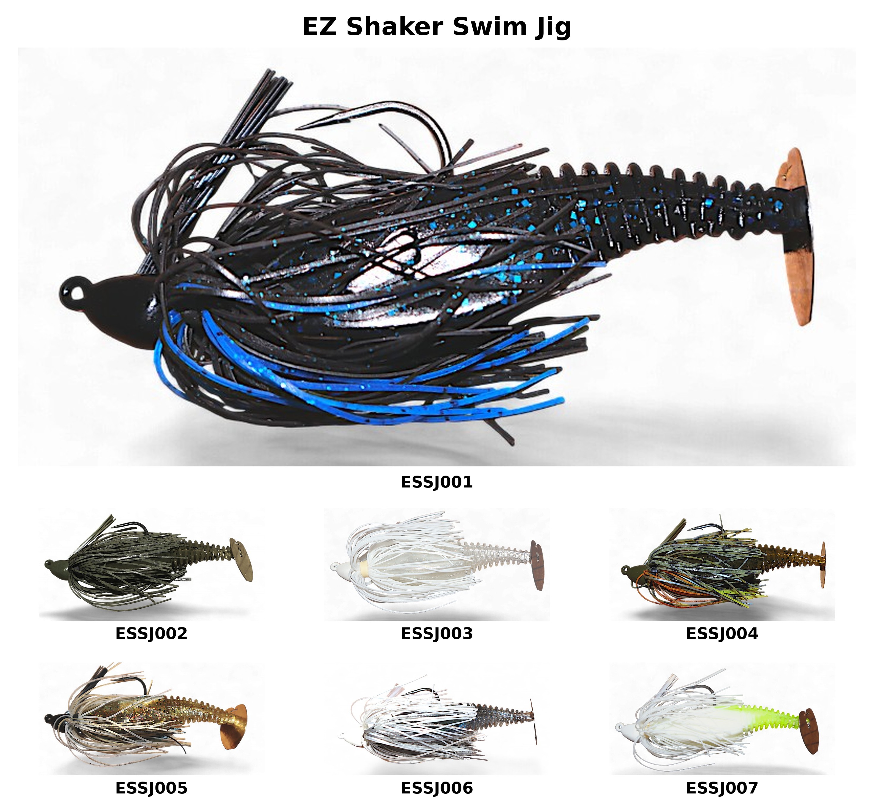 The Gambler EZ Shaker™: The Tournament-Proven Swim Jig Upgrade Bass ...