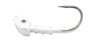 Triple Barb Swimbait Jig 1/4oz 4/0 Pearl - Gambler Lures