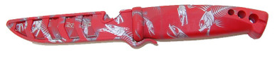 4" Evolution Bait Knife Red Reaper - Evolution Tackle