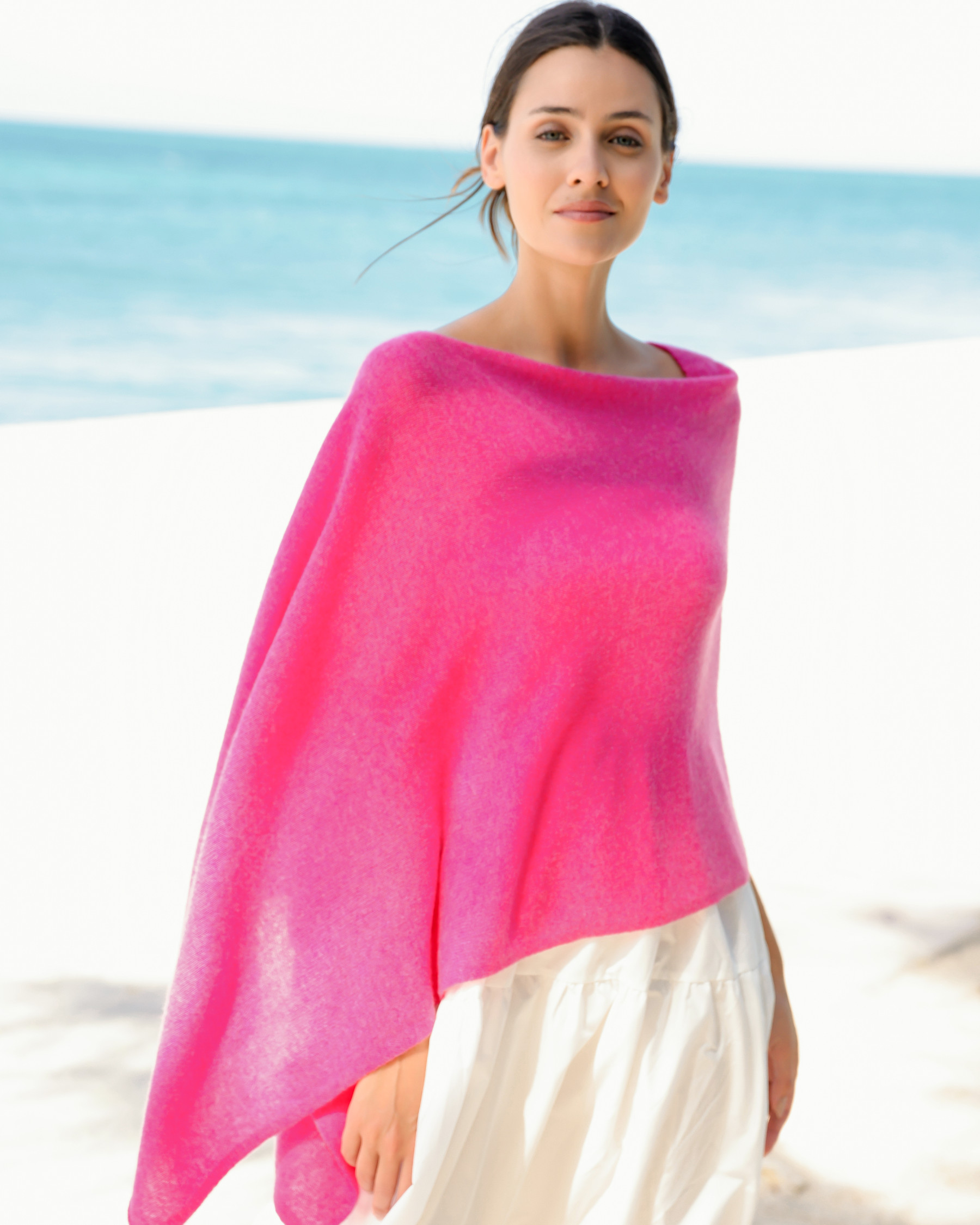 Alashan Cashmere Cashmere Draped Dress Topper| Island Pursuit