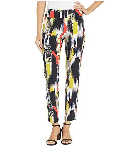 Krazy Larry Pull-On Ankle Pants in multicolored Abstract print | Island ...