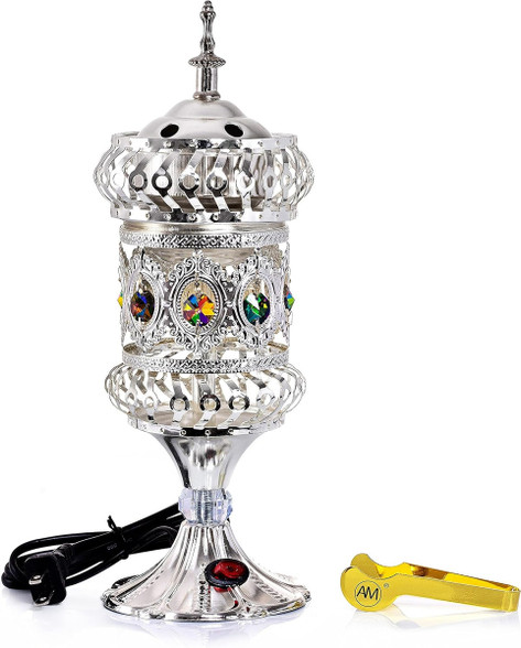 Intricate Electric Carousel Design Incense Burner - AttarMist.com