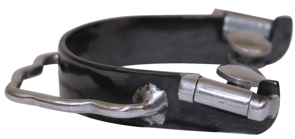 BLACK SATIN BUMPER SPUR WITHOUT ROWEL