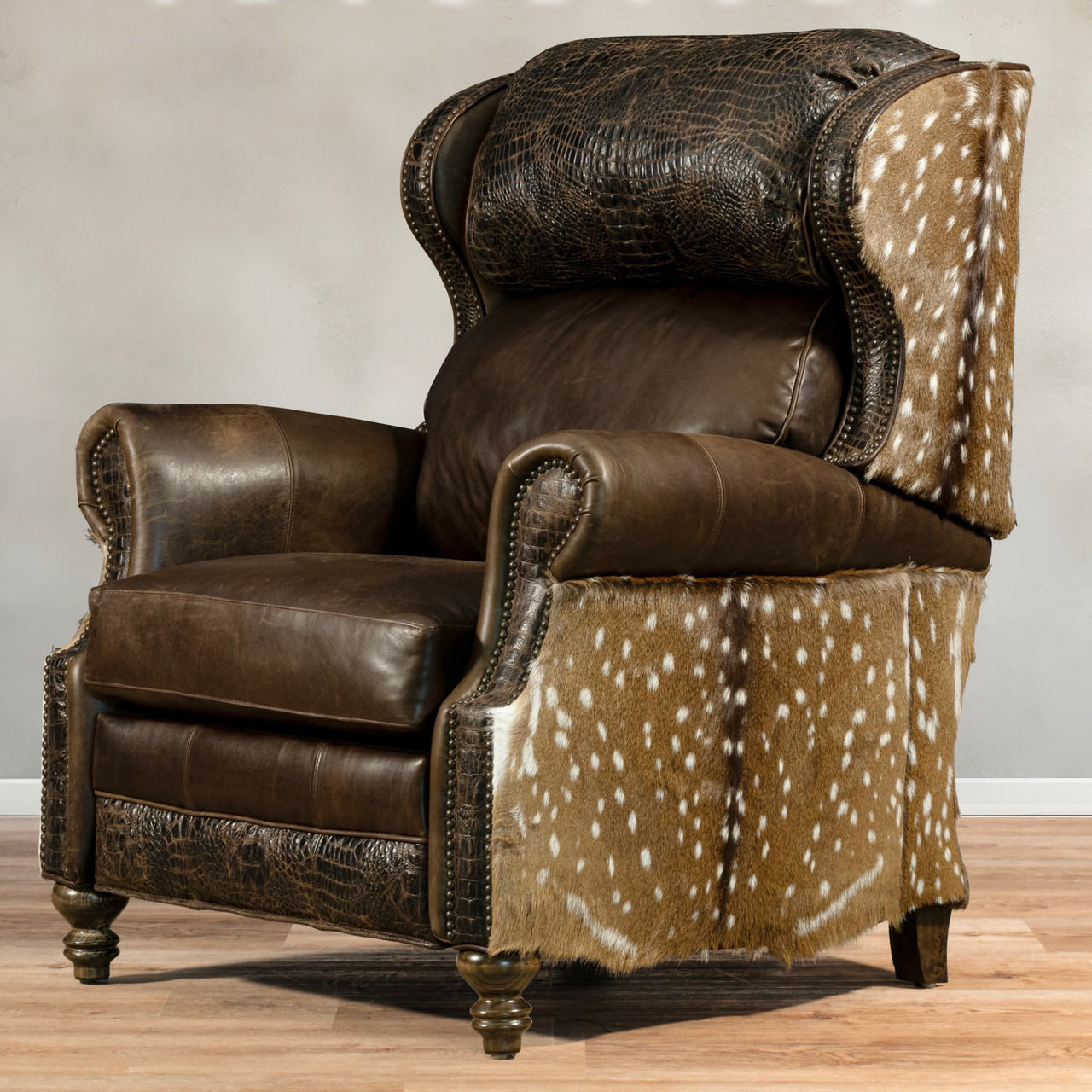 BRONCO CHAIR CROCODILE INSIDE AXIS BACK - DENNARDS