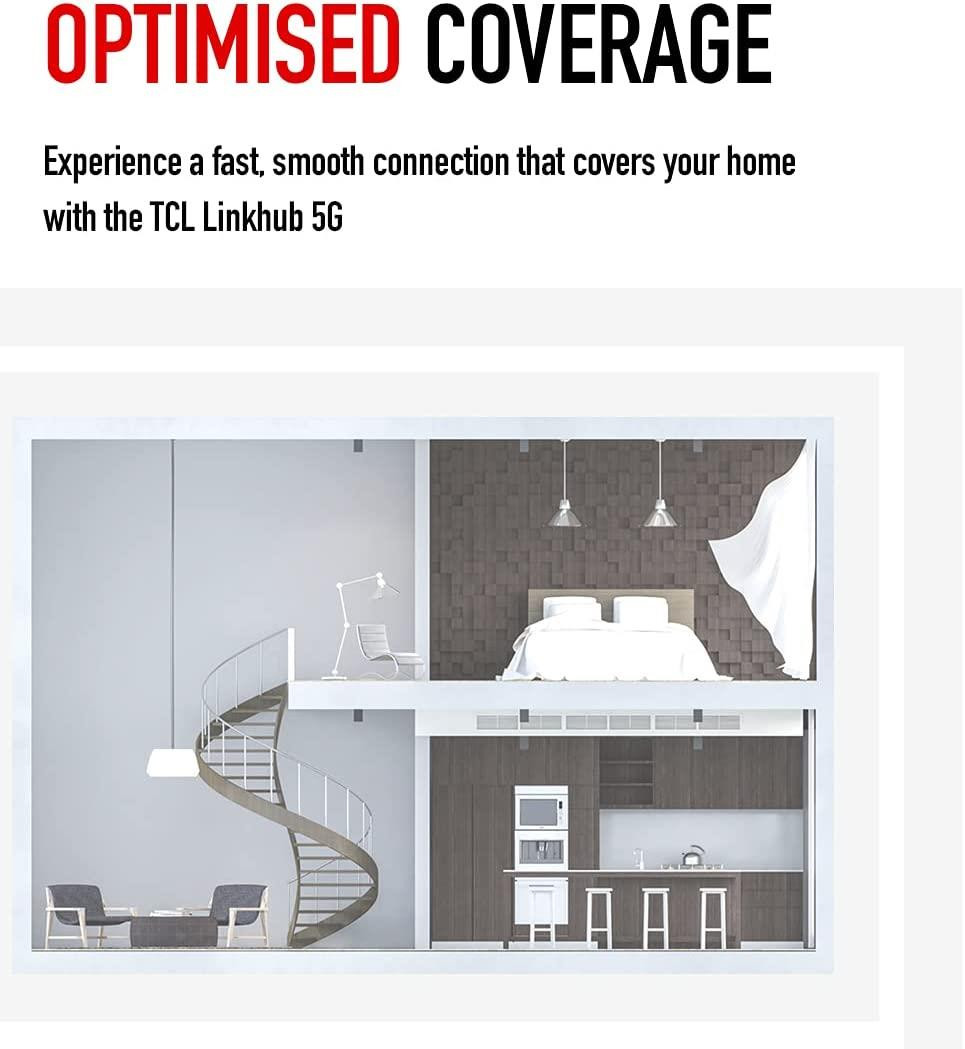 TCL LinkHub HH500E 5G Home Station With Dual Band WiFi 6 Router - TAB ...