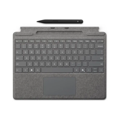 Microsoft Surface Pro Signature Keyboard Slim Pen 2 Platinum Spanish ...