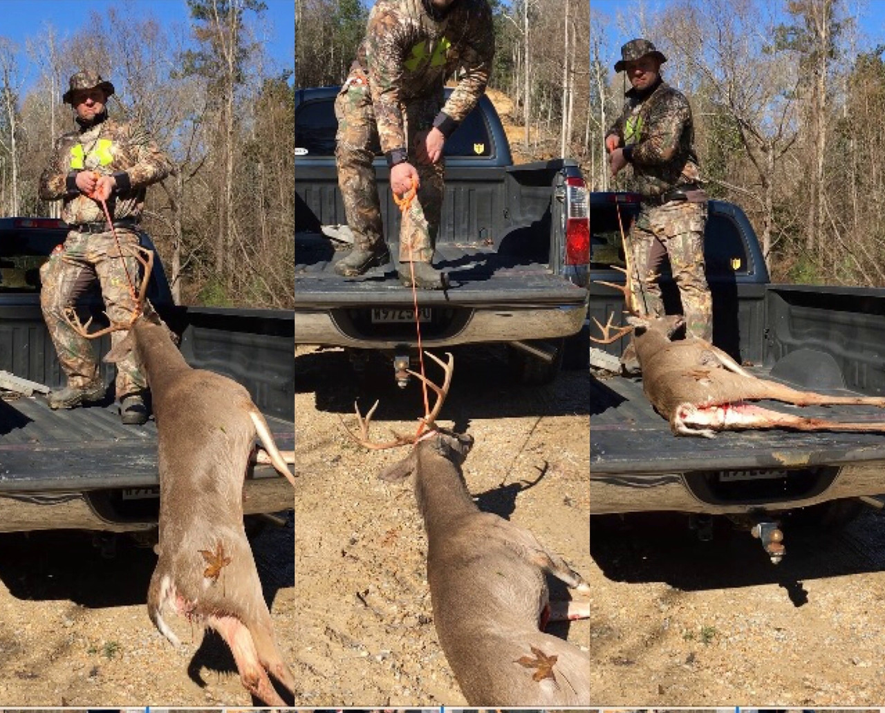 Perfect Deer Drag & Harness with Orange Handle