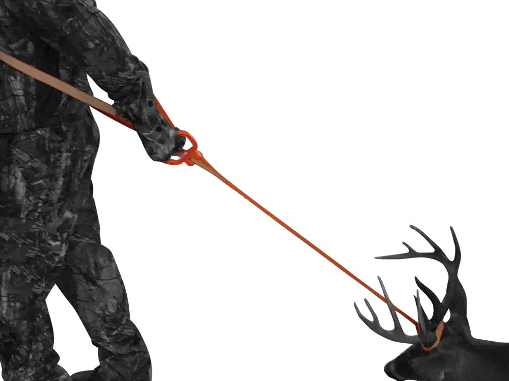 Perfect Deer Drag & Harness with Orange Handle