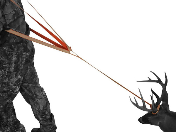 Perfect Deer Drag & Harness With White Handle