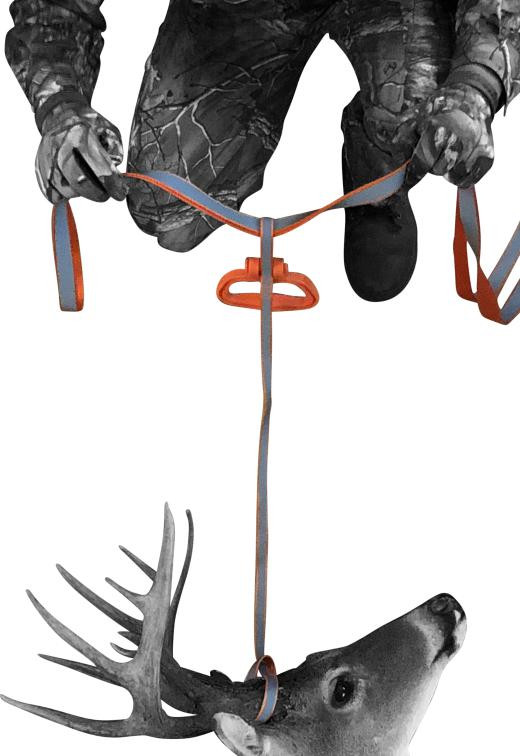 Perfect Deer Drag & Harness with Orange Handle
