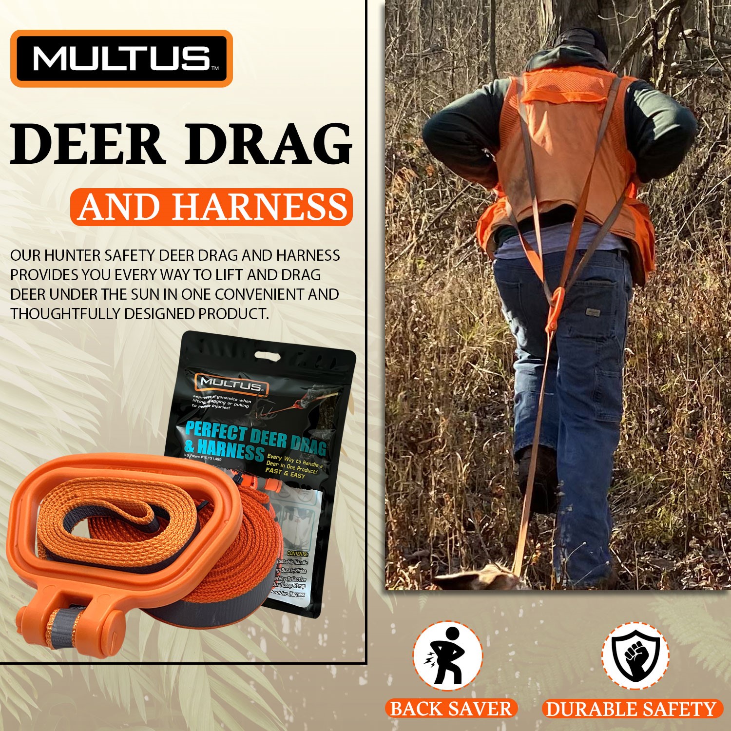 Why a Deer Drag Harness Is a Game-Changer for Solo Hunters - MULTUS ...