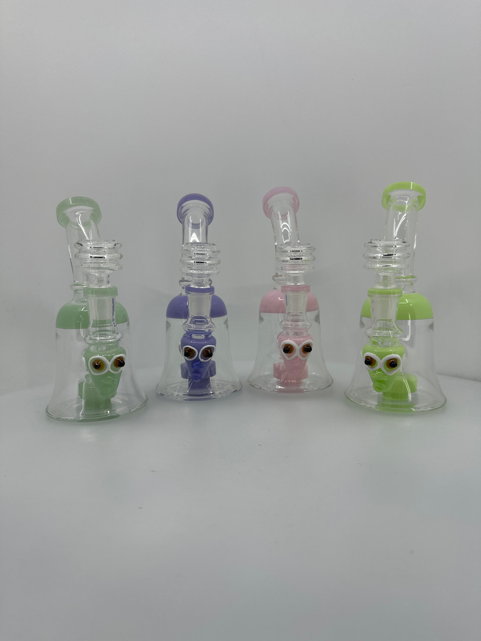 7” Ugly Face Slime Water Pipe