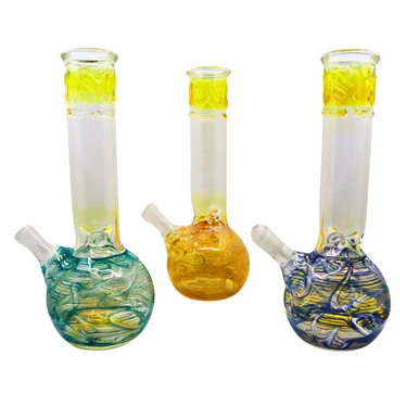 12" Fancy Color American Ball Water Pipe