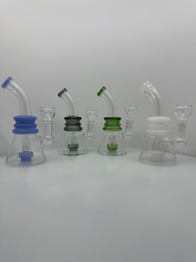 7” 3 Rim Showered Head Perk Water Pipe