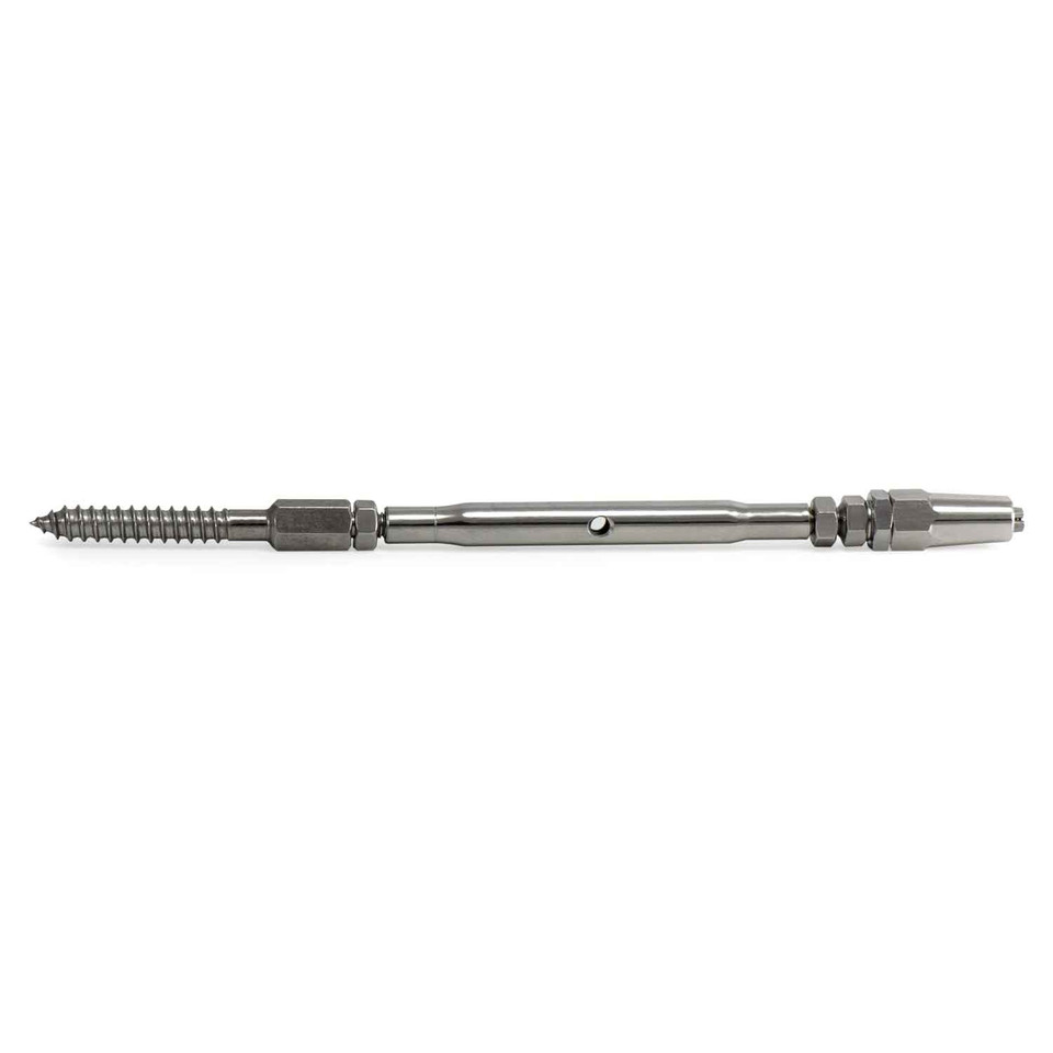 Stable Cable Rod, grade 316 SS - 1/8" cable - 44"