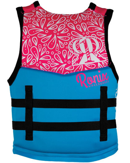 Ronix August Girls Youth Life Vest | CGA 2025 | 50-90 lbs