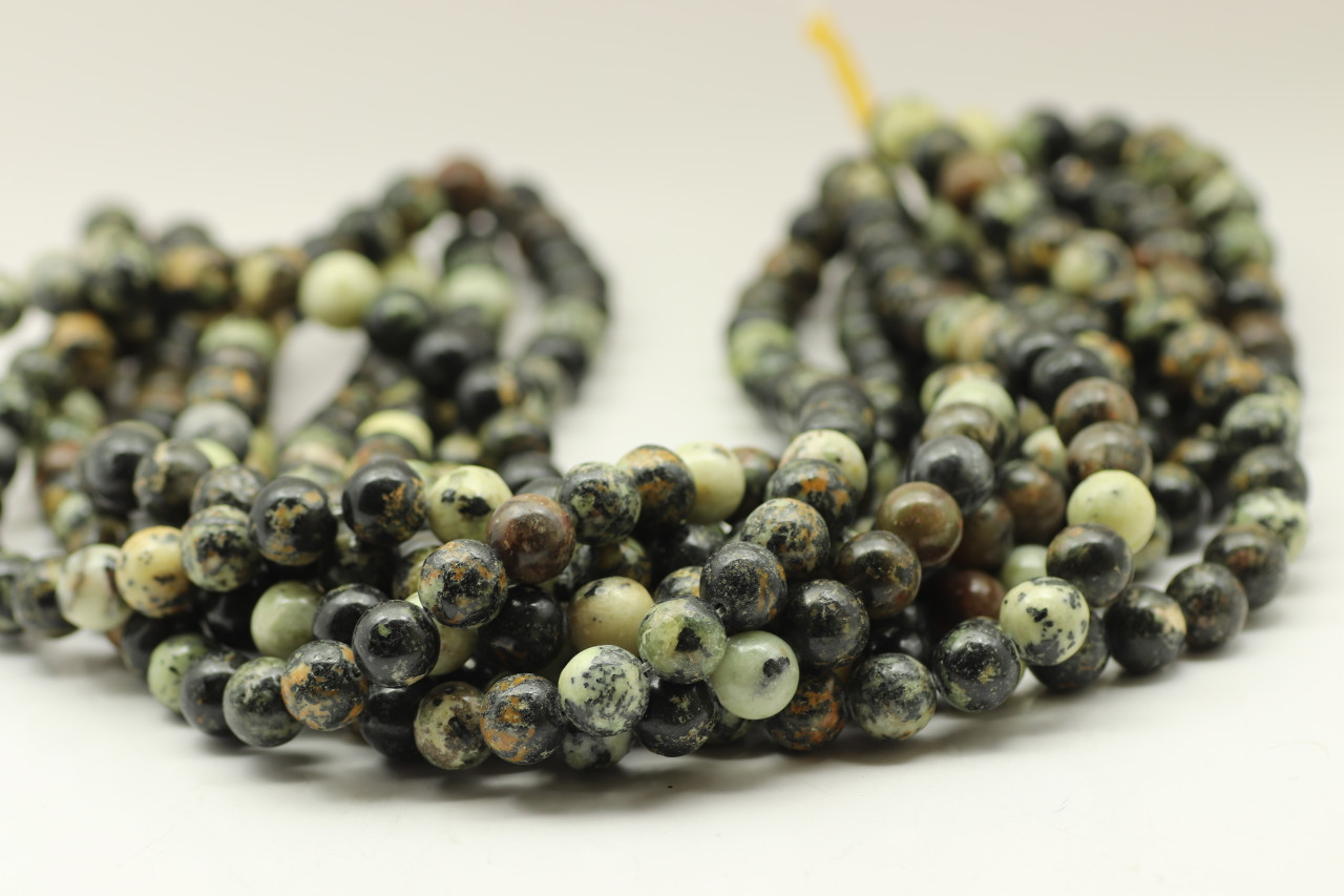 Ancient African, Jasper, Smooth Round in sizes 6mm, 8mm & 10mm. Priced ...