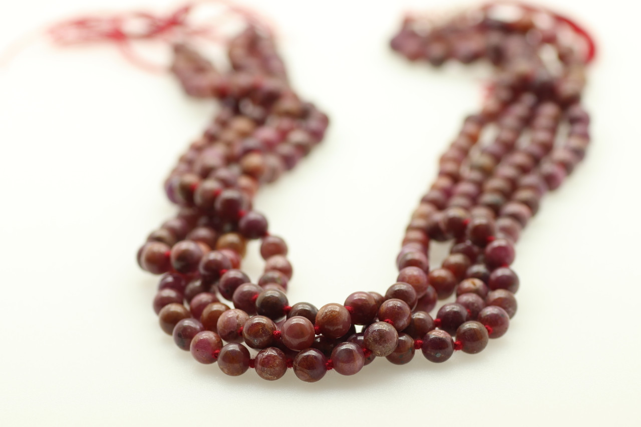 Ruby, Natural, 7mm Smooth Round (1842)