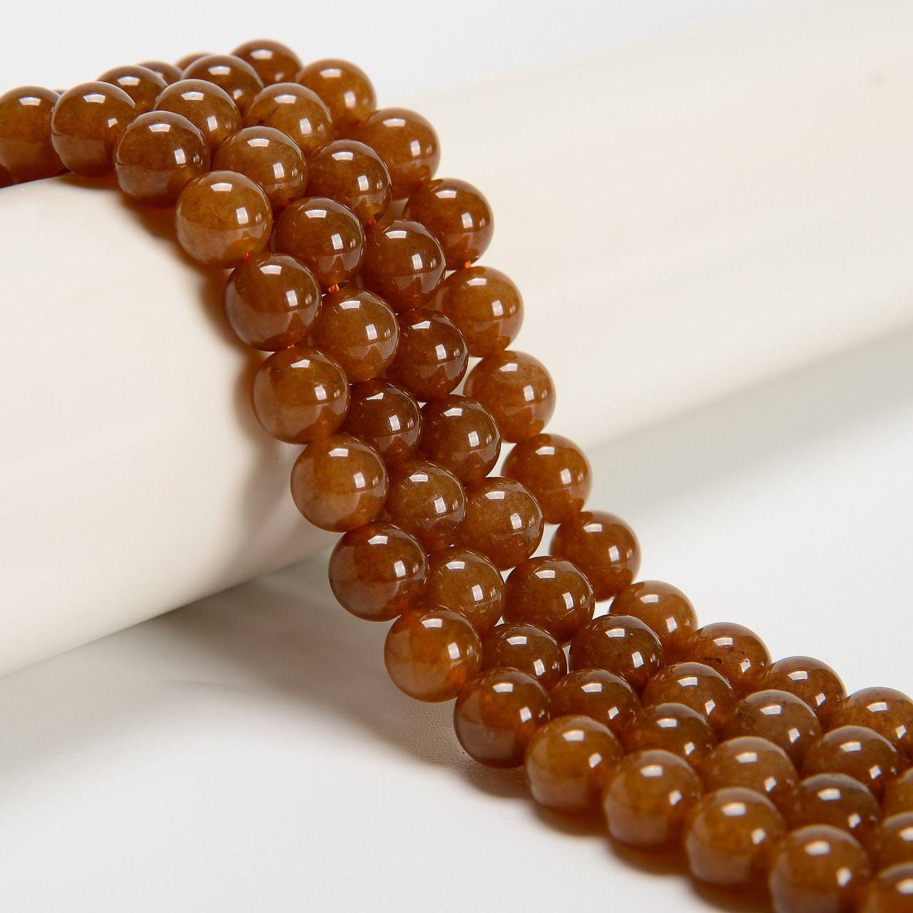 Jade, Brown, Natural, Smooth Round in sizes 4mm, 6mm, 8mm & 10mm. Price ...