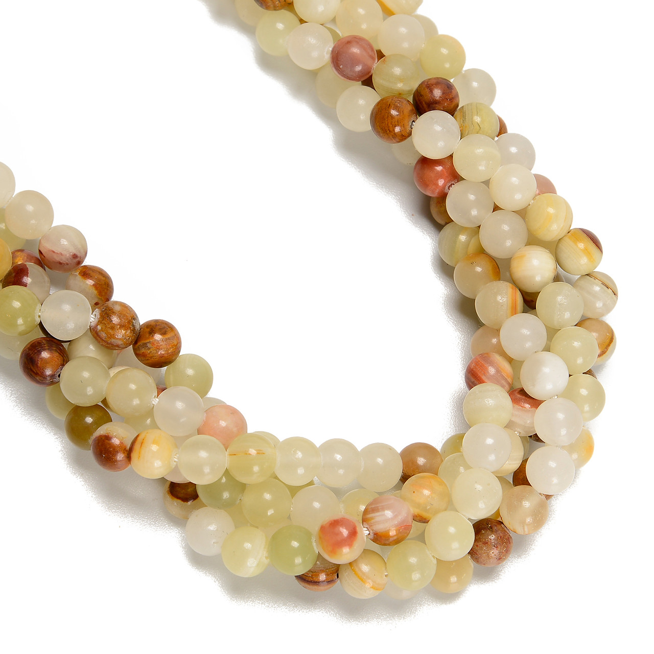 Calcite, Green & Yellow, Natural, Smooth Round in sizes 6mm, 8mm & 10mm ...