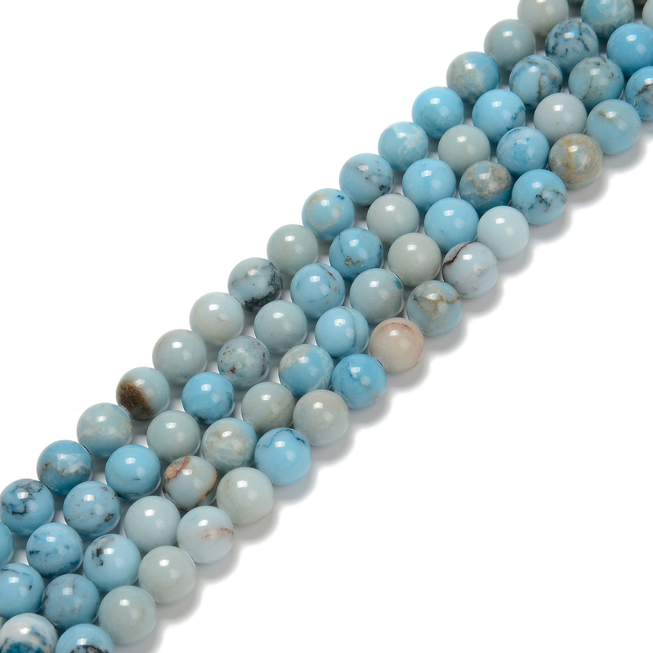 Blue Vein Stone, Smooth Round in sizes 4mm, 6mm, 8mm & 10mm. Priced Per ...