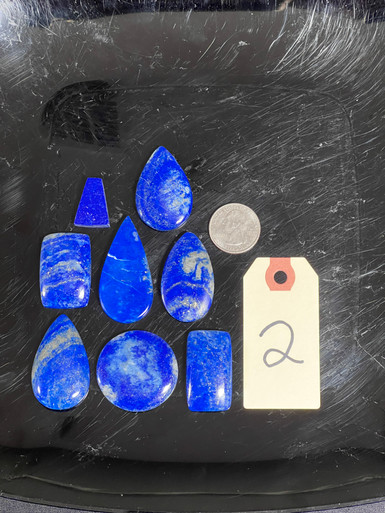 Lapis, Cabochons, Pick Lot You Like, 100 Grams