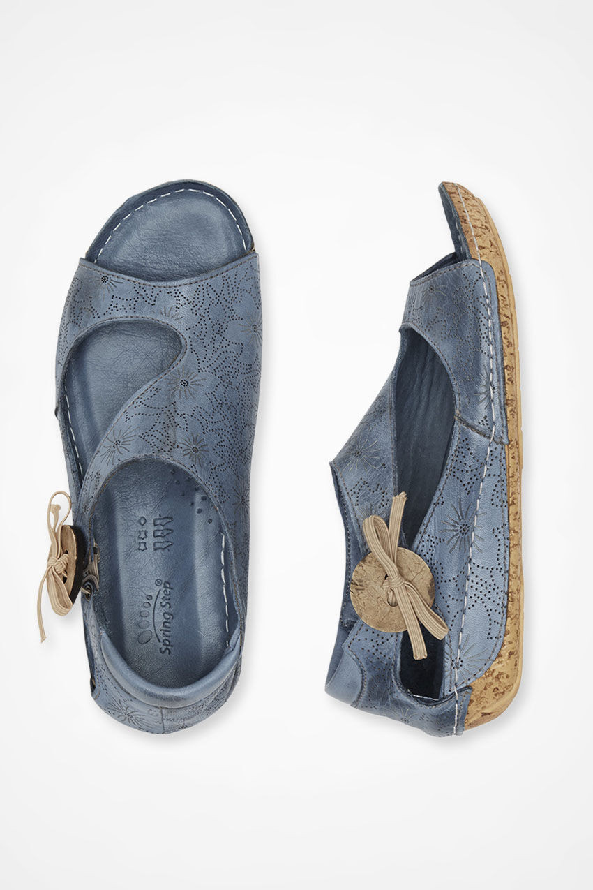 Lorelle Leather Sandals by Spring Step® - Coldwater Creek