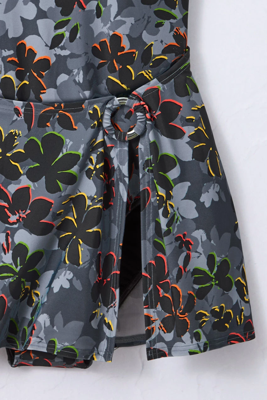 Vibrant Flora ShapeMe™ Sarong Swimdress - Coldwater Creek