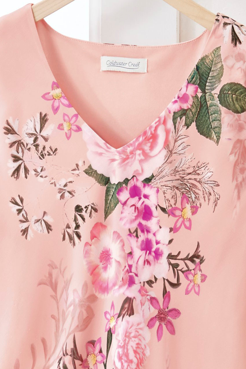 Spring Melody Chiffon Dress - Coldwater Creek