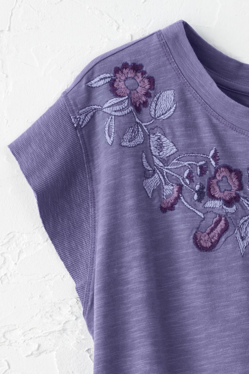 Weekend Plans Slub Top - Coldwater Creek