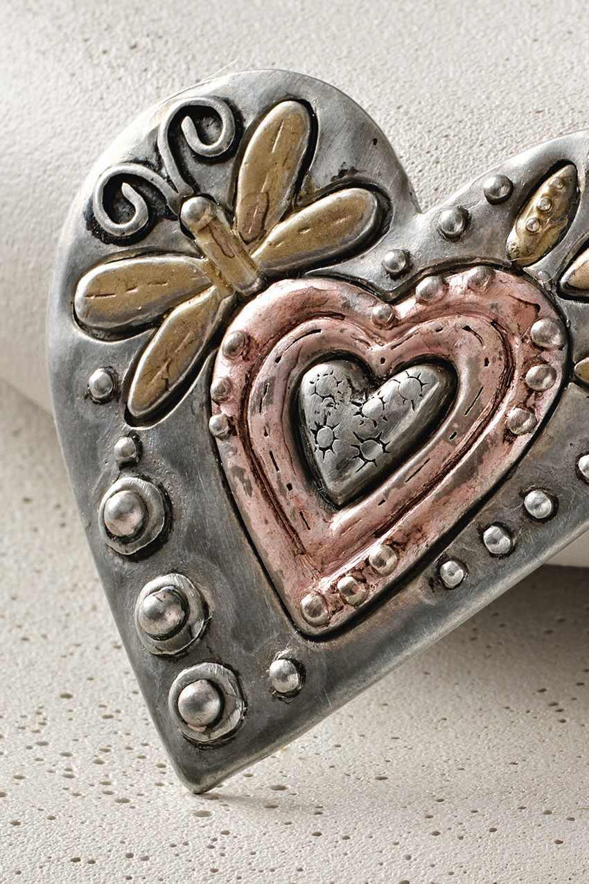Metal Heart Pin - Coldwater Creek