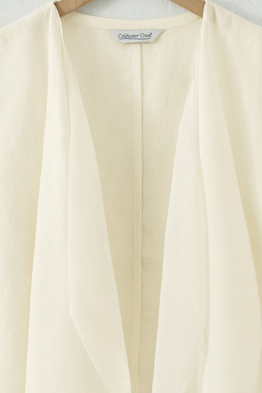 Layered Linen Topper - Coldwater Creek