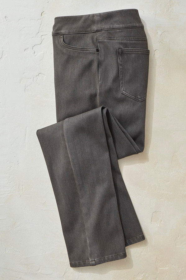Knit Denim ShapeMe® Slim Leg Jeans - Coldwater Creek
