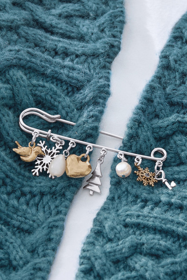 Winter’s Charm Sweater Pin - Coldwater Creek
