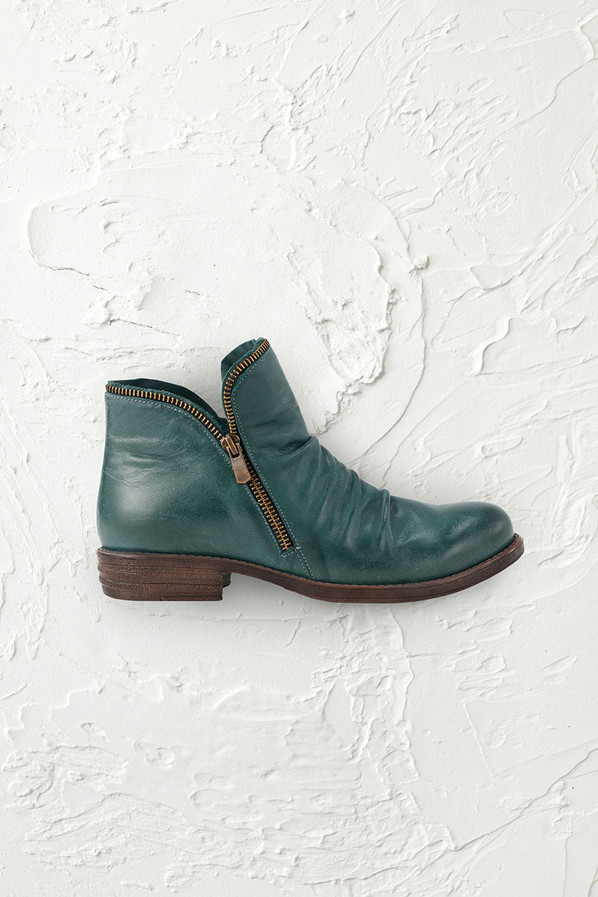 Estes Leather Booties by Walk With Me™ - Coldwater Creek
