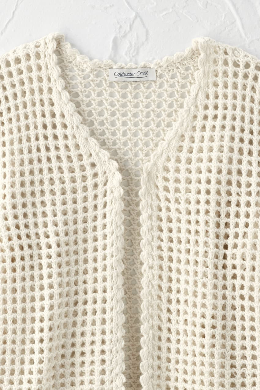 Latticed Sweater Shrug - Coldwater Creek