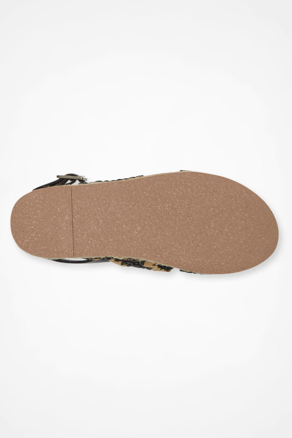 Raffia Slide Flat Sandals by Walk With Me Coldwater Creek