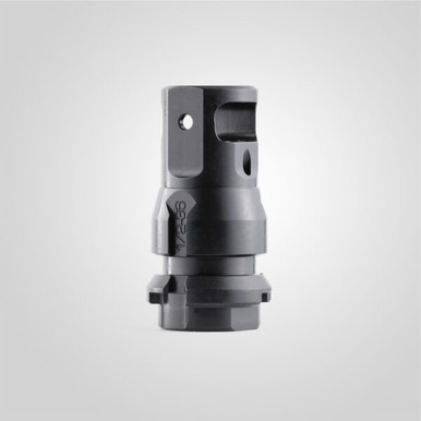 Dead Air KeyMicro Muzzle Brake - 1/2X36 Threads, .38 Bore, Black