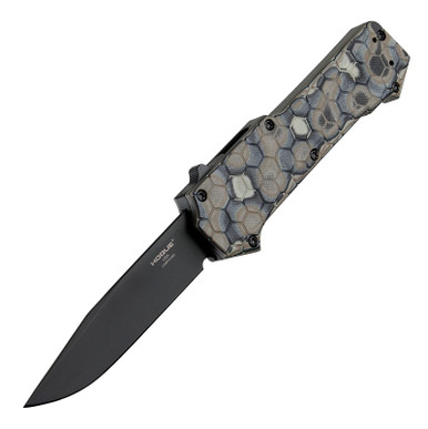 Hogue Compound OTF Automatic Knife - FDE G-Mascus G10 - 3.5" S30V Black ...