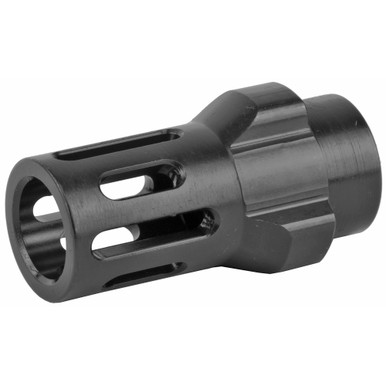Angstadt Arms 3-Lug 9MM Flash Hider - 1/2x28, Black Nitride Finish