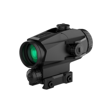 Swampfox Optics Trihawk 3x30 Prism Scope - Green MOA Reticle, Black Finish