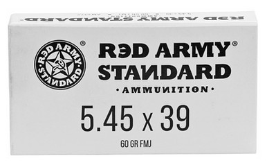 Century Arms, Red Army Standard, 5.45X39, 60Gr, Full Metal Jacket, 20 ...