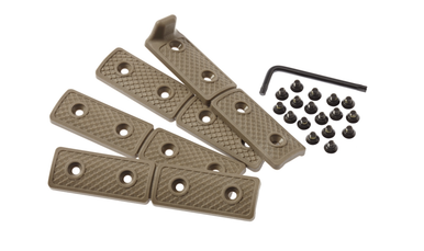 LWRC Rail Panels for LWRC Modular Handguards - FDE Polymer, Pack of 3 ...