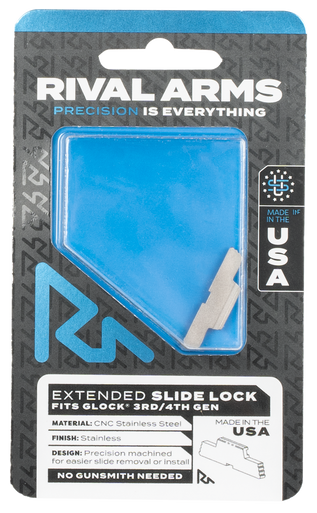 Rival Arms Extended Slide Lock for Glock® Models - Gen 3 & 4