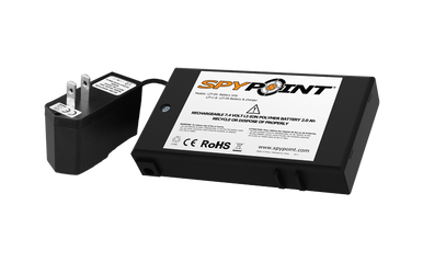Spypoint Lit-C-8 Battery Pack and Charger - 7.4v Lithium Power Pack ...