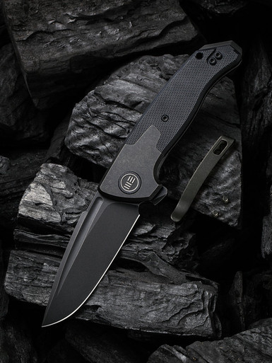 We Knife Co. Press Check Flipper Knife - 3.15" CPM-20CV Black ...