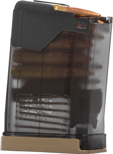 Lancer L5 Advanced Warfighter 300 Blackout Magazine - 10Rd, Translucent ...