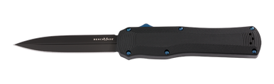 Benchmade Autocrat OTF Knife - 3.7" Black S30V Double Edge Dagger Blade ...