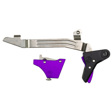 Timney Triggers Alpha Glock Gen 3-4 Purple - Competition Trigger for ...